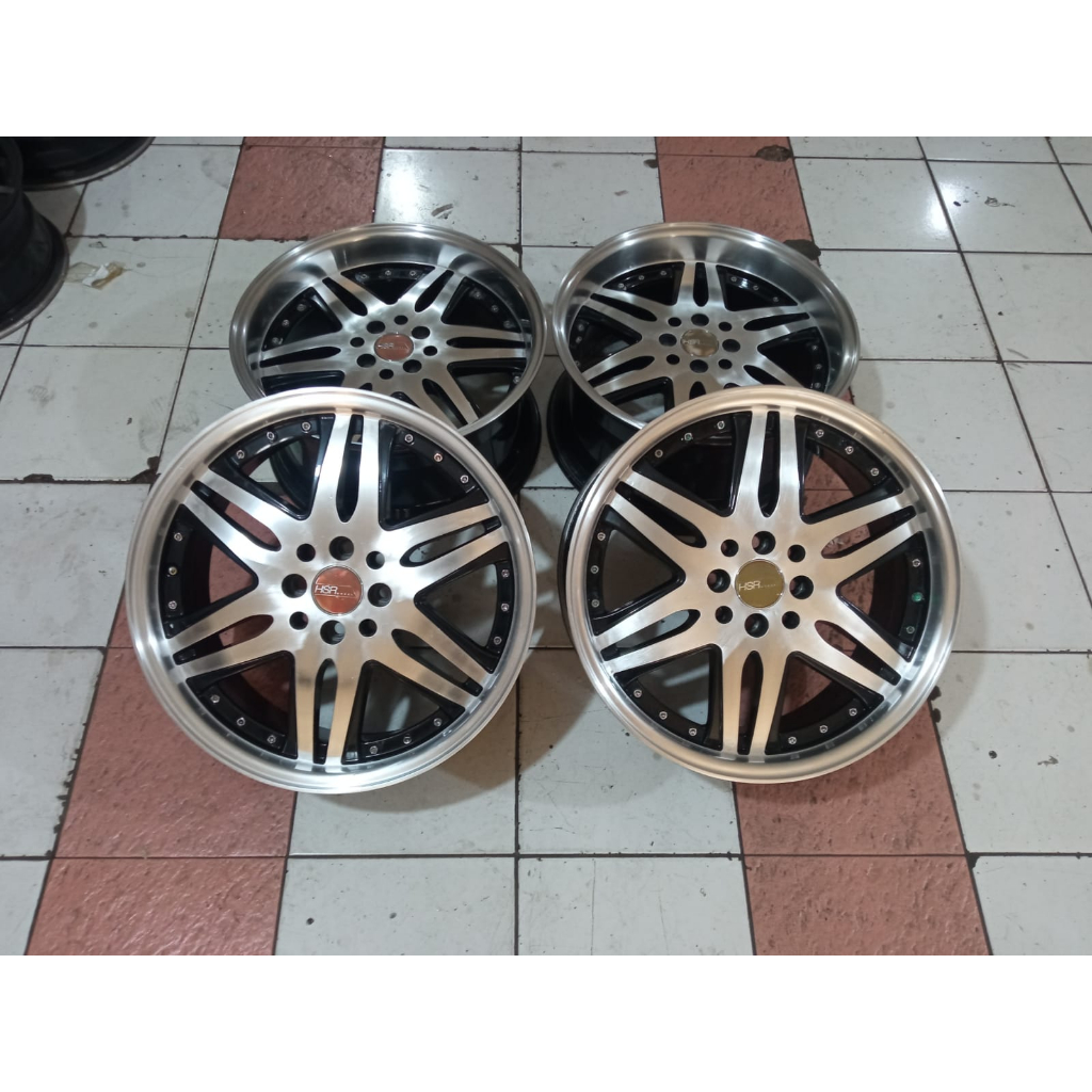 Jual velg mobil bekas racing hsr okayama r17 celong lebar 7,5/8,5 pcd 4x100 4x114,3 | Shopee ...