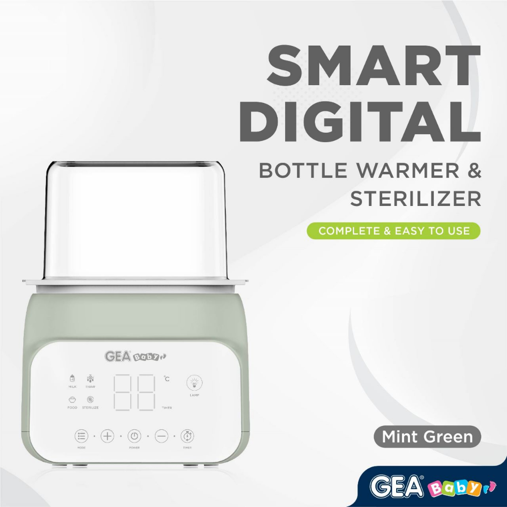 Jual Gea Baby GW-100 Smart Bottle Warmer Sterilizer | Shopee Indonesia