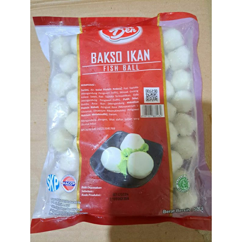 Jual Pak Den Baso Ikan Fish Ball 500gr | Shopee Indonesia