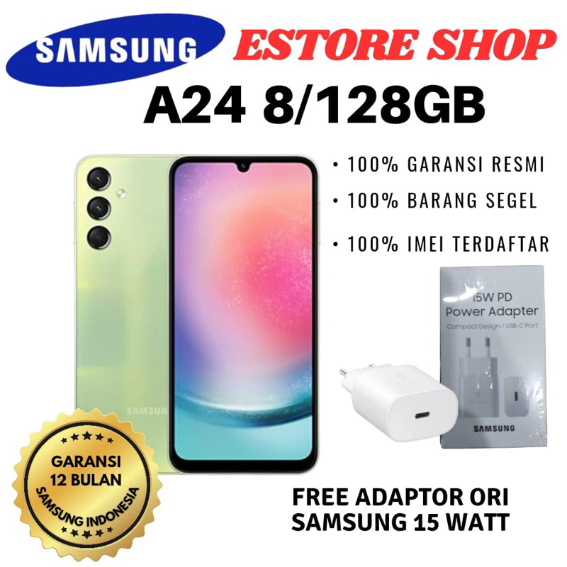Jual SAMSUNG A24 RAM 8/128 GARANSI RESMI | Shopee Indonesia