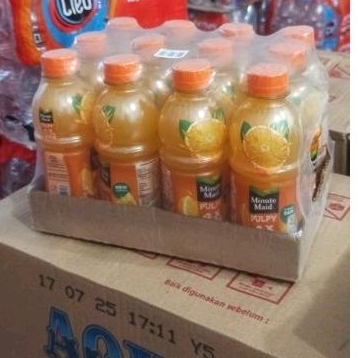 Jual Minute Maid Pulpy Orange 300ml (300ml x 12 botol) | Shopee Indonesia