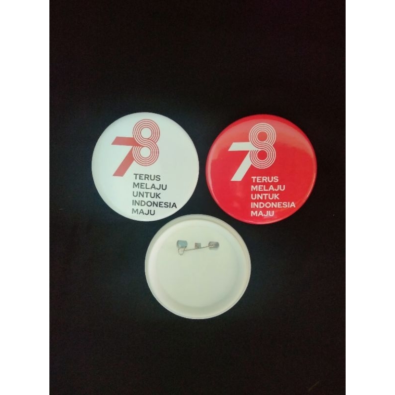 Jual Pin HUT RI ke 78 Ukuran 7,5 cm | Shopee Indonesia