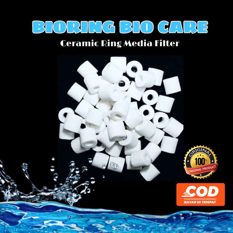 Jual [TERMURAH] BIORING BIO CARE BIO RING CERAMIC MEDIA FILTER BIOLOGIS ...