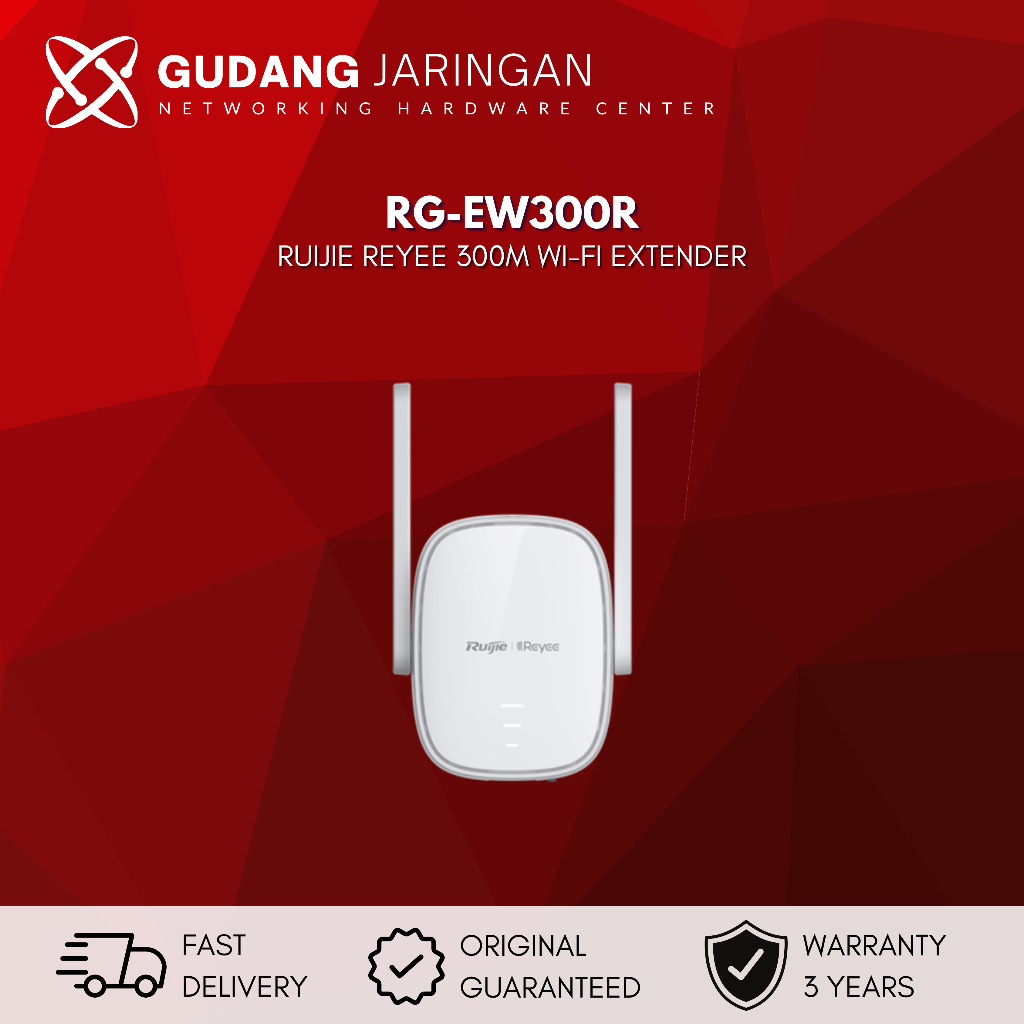 Jual RG-EW300R RUIJIE REYEE 300M WI-FI EXTENDER | Shopee Indonesia