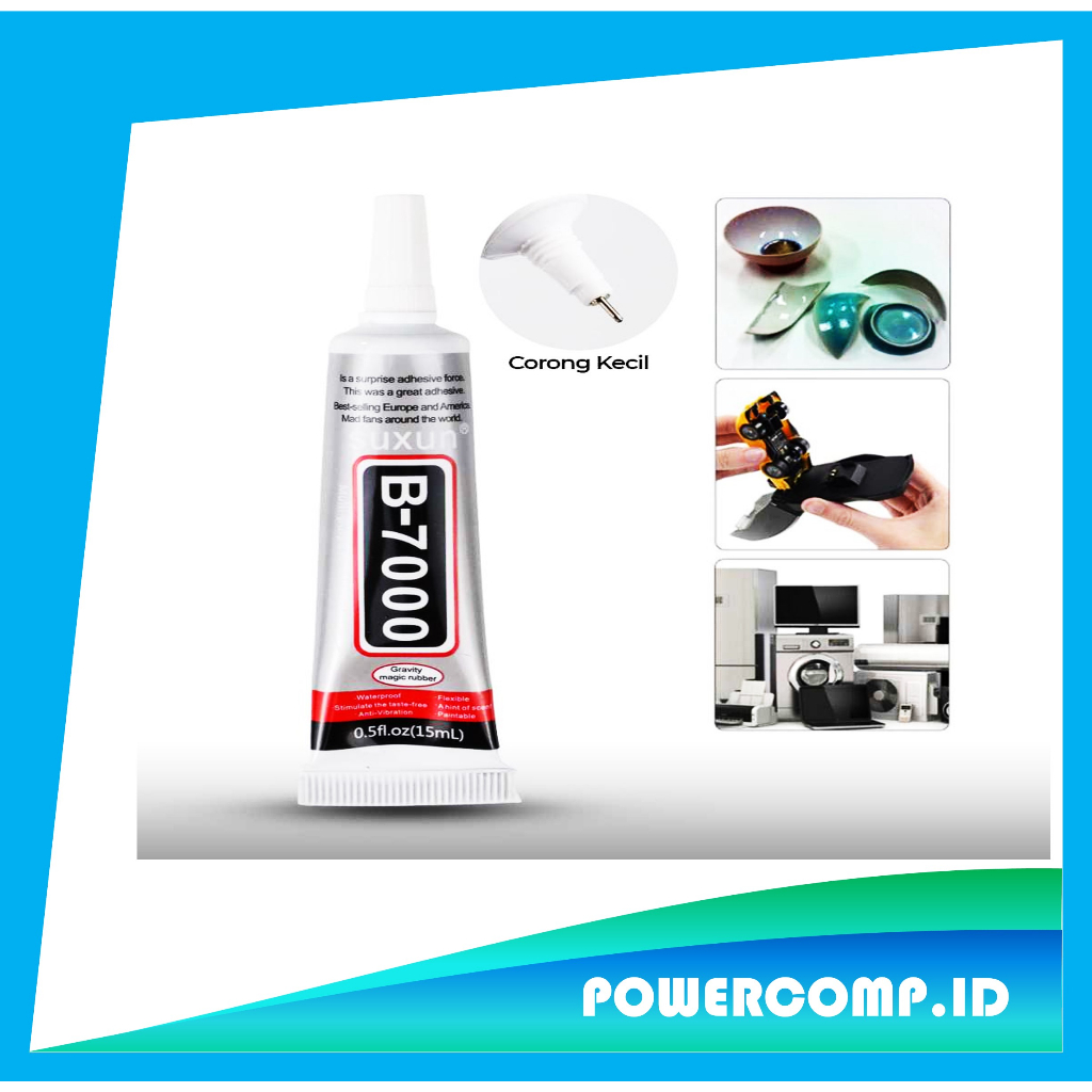 Jual Lem Kuat Serbaguna Power Glue Strong Adhesive 15 ML - Lem B-7000 ...