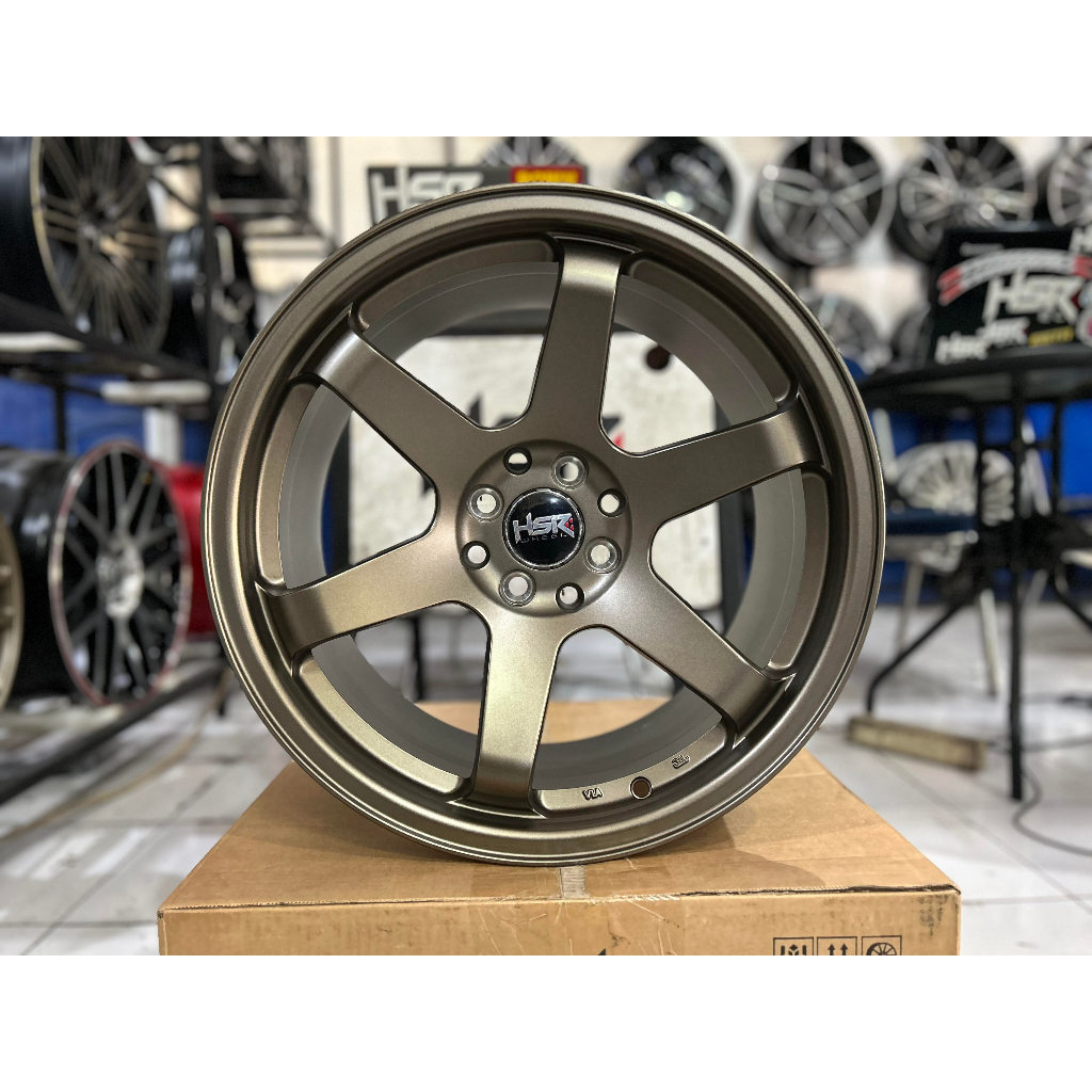 Jual velg racing jdm r17 hsr original tokyo lebar 75x9 dobel pcd 4x100 ...