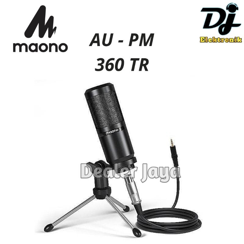 Jual Mic Condensor Maono AU PM 360 TR / AU PM360TR - Podcast | Shopee Indonesia