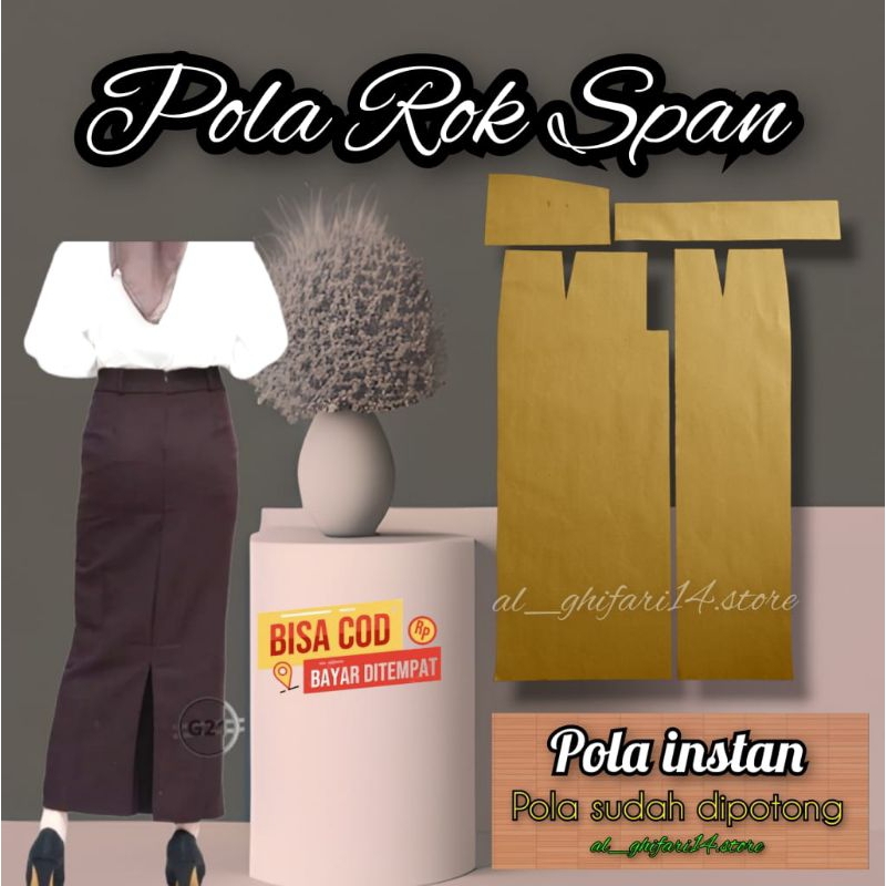 Jual POLA ROK SPAN BELAHAN BELAKANG, SATU UKURAN ATAU SEMUA UKURAN ...