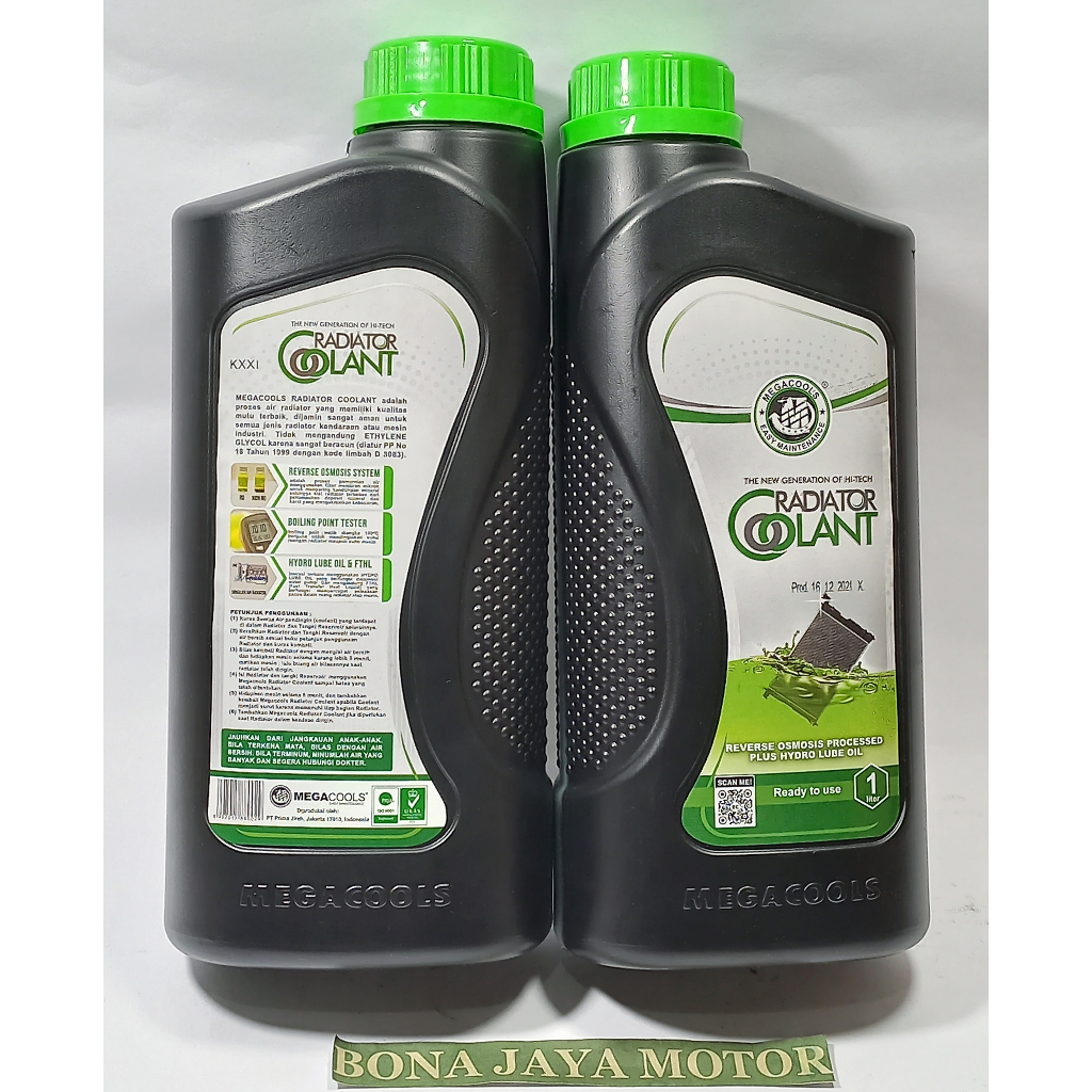 Jual AIR RADIATOR (AIR COOLANT)MERK MEGACOOL 1LITER | Shopee Indonesia