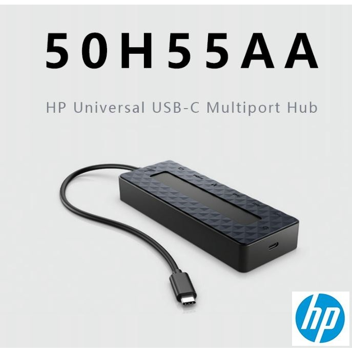 Jual Docking Station Laptop Hp USB C Hub Mini Multiport 50H55AA ...