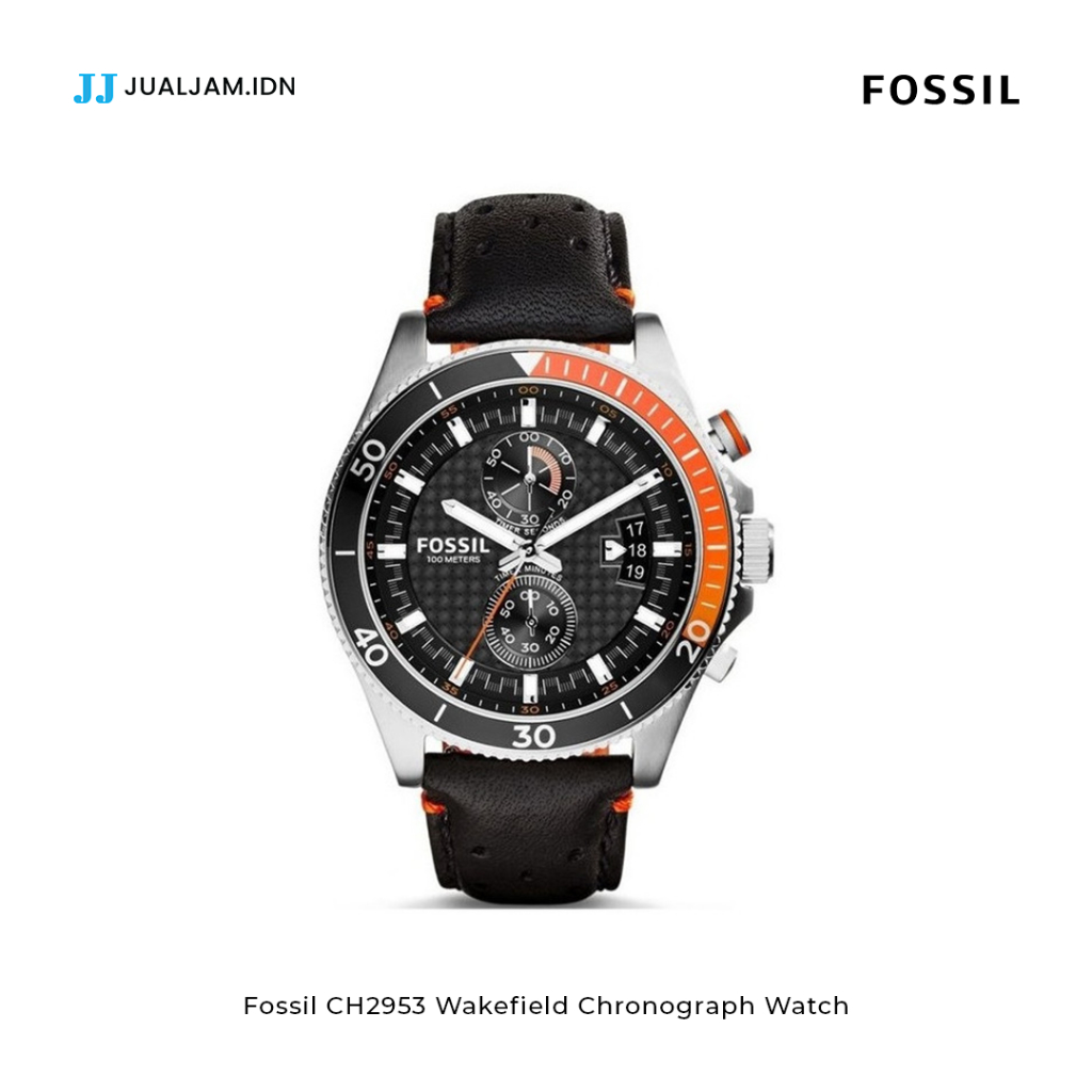 Jual Jam Tangan Pria Fossil CH2953 Wakefield Chronograph Watch | Shopee Indonesia