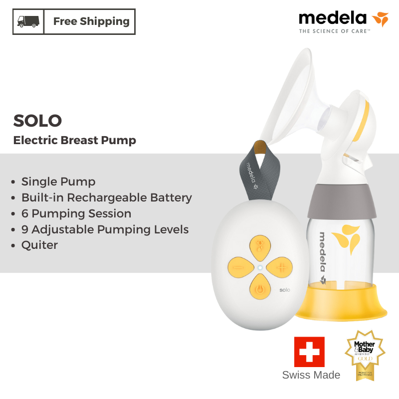 Jual Pompa ASI | Medela Solo Single Breast Pump | Rechargeable Battery | Shopee Indonesia