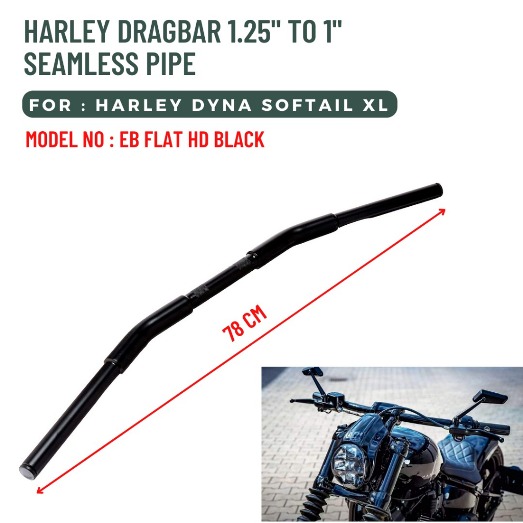 Jual STANG DRAGBAR HARLEY DYNA SOFTAIL XL 1.25 INC TO 1 INC SEAMLESS ...