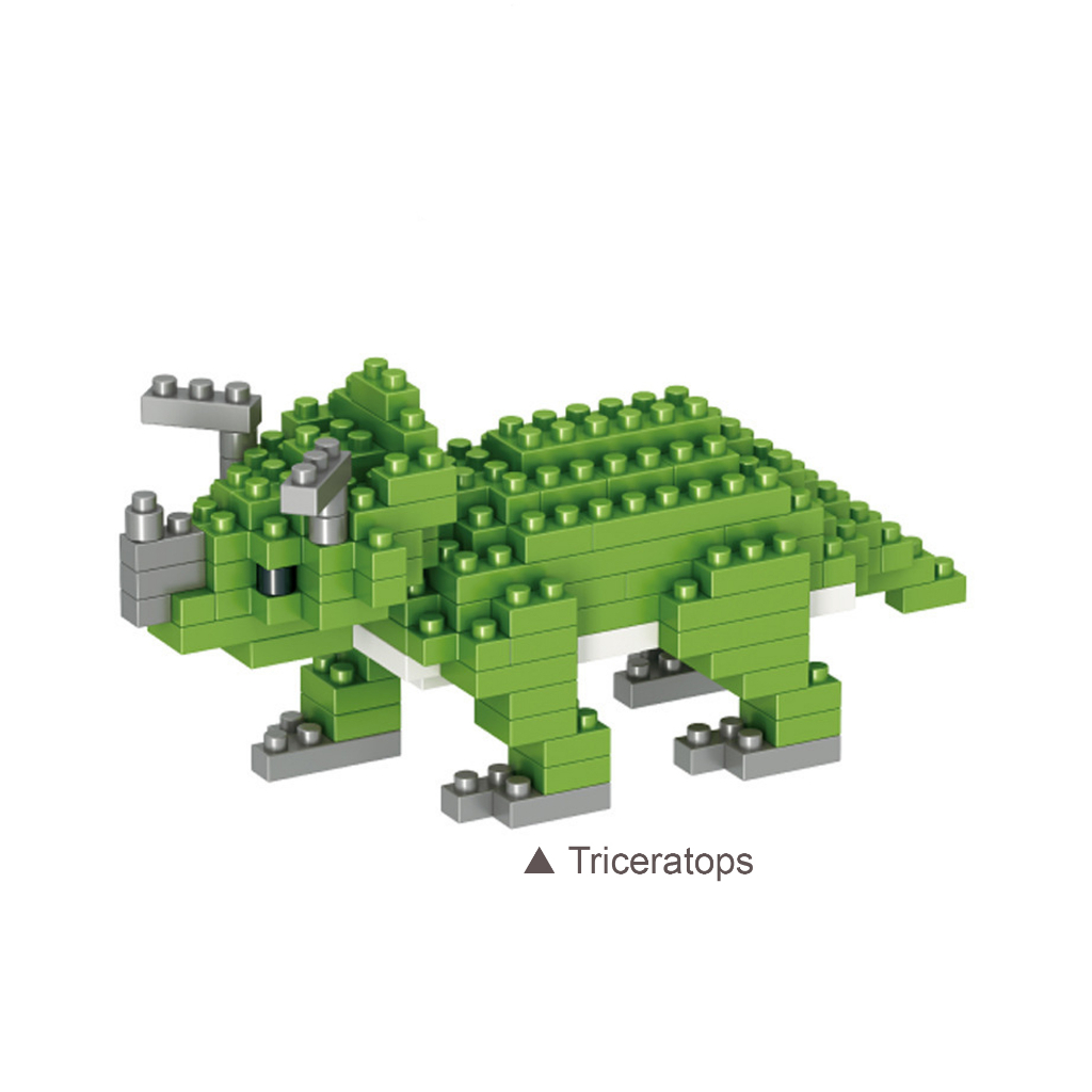 Jual VANSJAVA - Petit Block / Jike Dinosaurus Block Mainan Anak / Blok ...