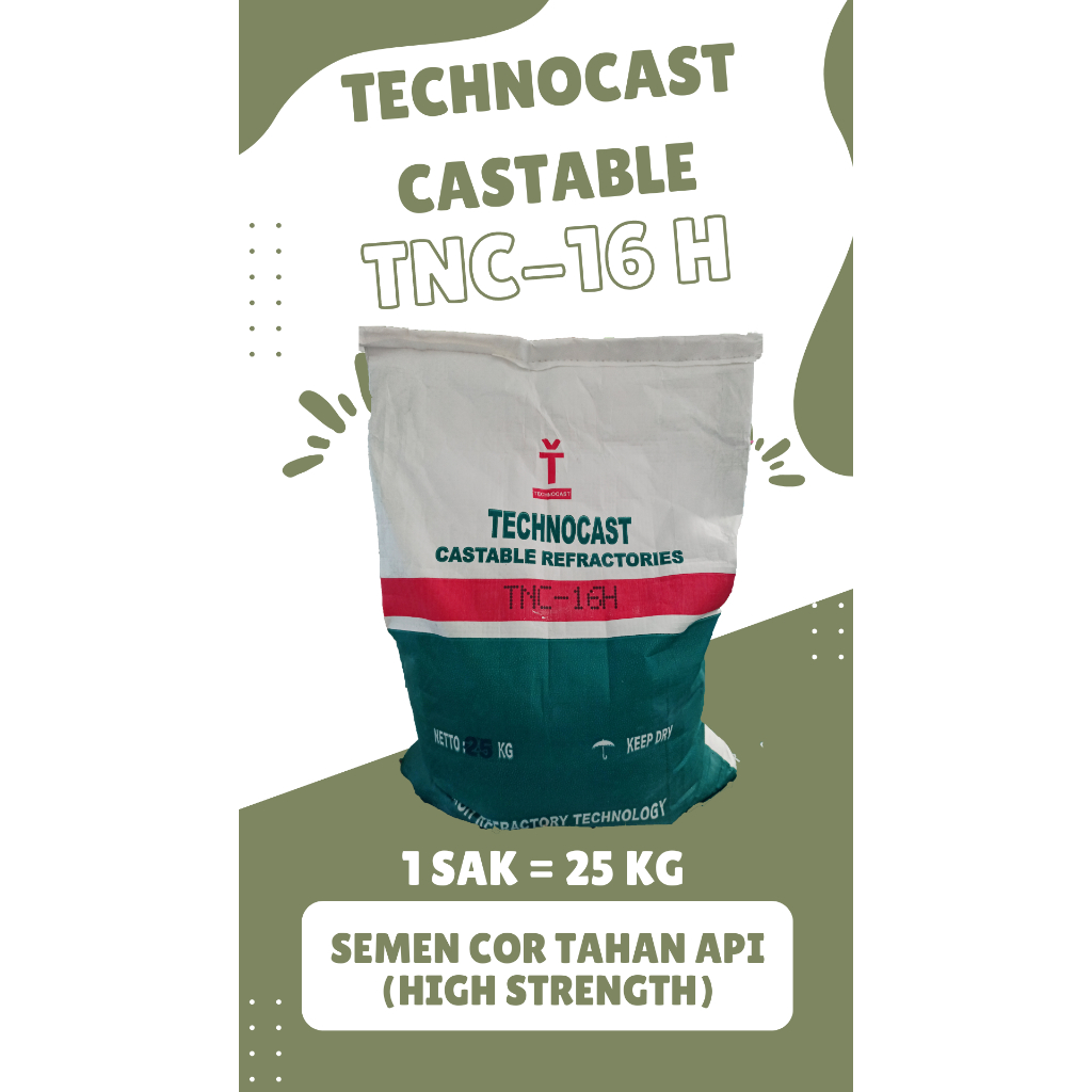 Jual Semen Cor Tahan Api High Strength TNC-16 H (Tahan benturan ...