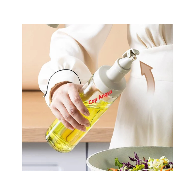 Jual OIL BOTTLE SALAD DRESSING POURER BOTOL KACA MINYAK KECAP ...