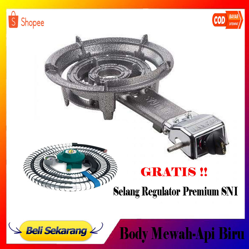 Jual Kompor Cor Progas P 21A Termurah / Kompor Gas Mawar 1 Tungku ...