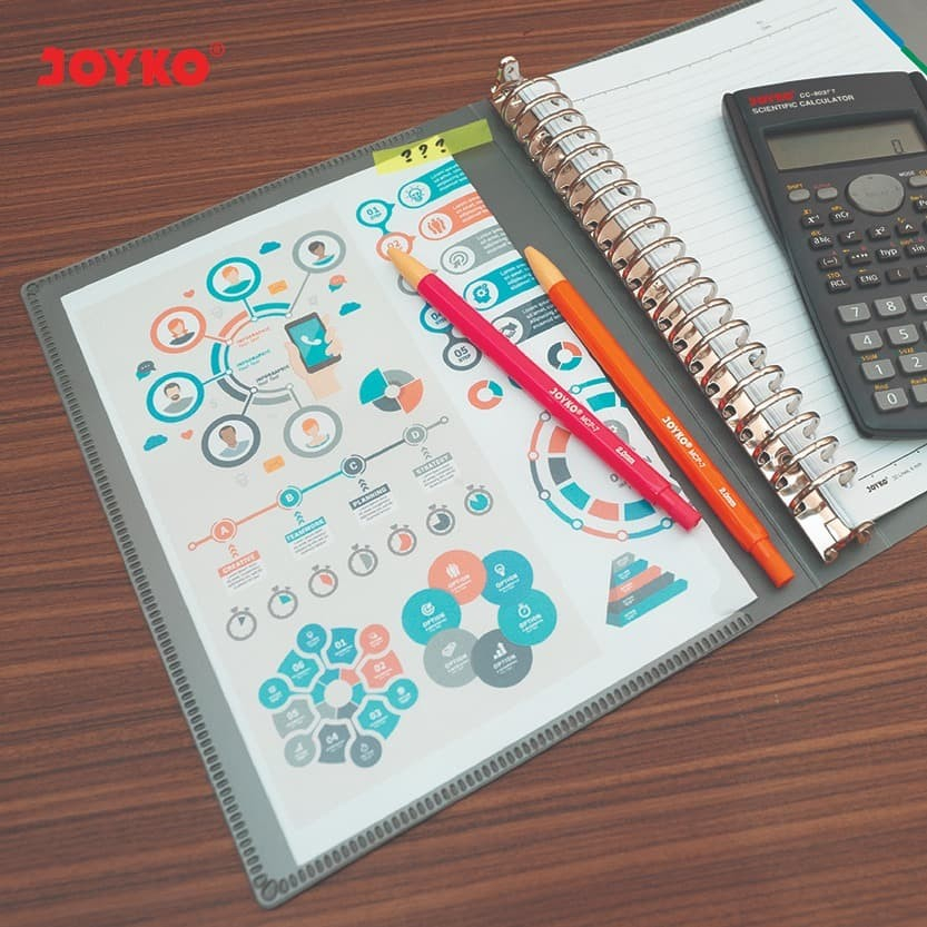 Jual (1 Biji) Map Binder Joyko A5-TSPL-M507 / Binder Note Joyko A5 TSPL ...