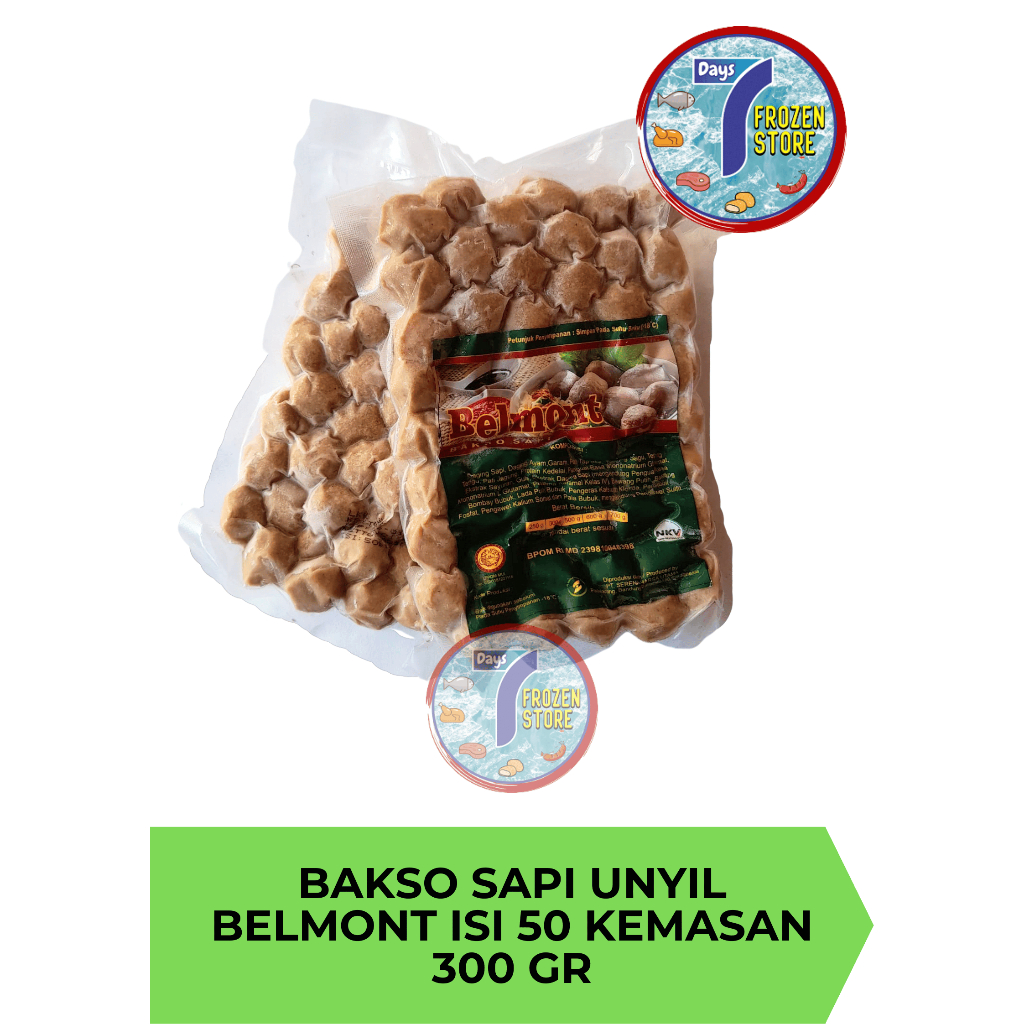 Jual Bakso Sapi Unyil Belmont isi 50 kemasan 300 gr | Shopee Indonesia