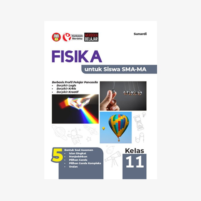 Jual BUKU FISIKA SMA-MA KELAS 11/XI KURIKULUM MERDEKA SUNARDI | Shopee Indonesia