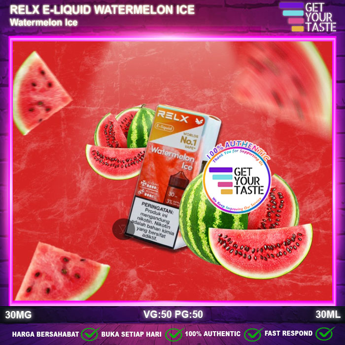 Jual Liquid RELX E-Liquid Watermelon Ice Salt Nic 30ML Saltnic ...