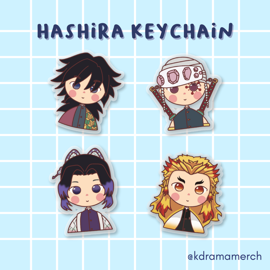 Jual DEMON SLAYER HASHIRA ACRYLIC KEYCHAIN 2 SISI / KIMETSU NO YAIBA ...