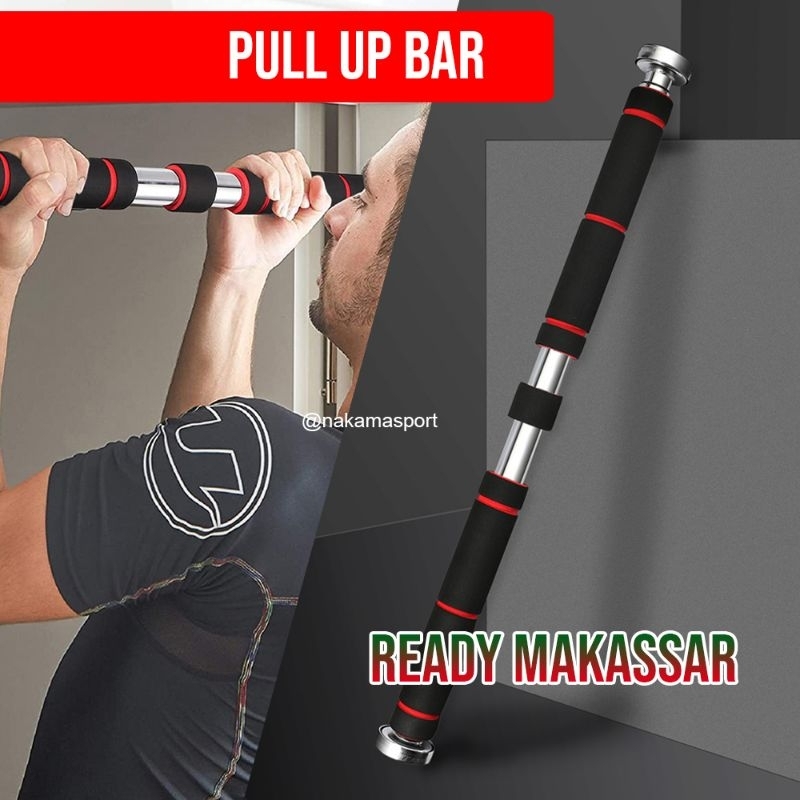 Jual Pull Up Bar Pintu Dinding Tanpa Bor Dinding Chin Up Bar | Shopee ...