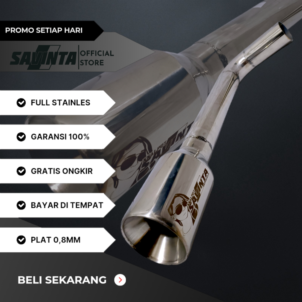 Jual Savinta Knalpot Serigala ELBO Full Sistem Stainles Truk Ragasa ...