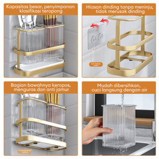 Jual Tempat Sumpit Sendok Garpu Gantung Rak Sendok Dapur Tempat Sendok ...