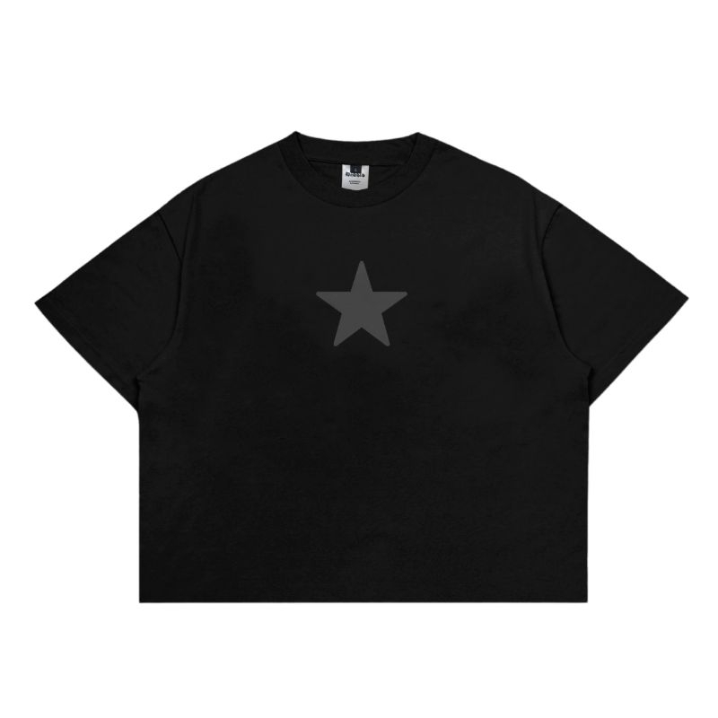 Jual Underhated | T-Shirt | Boxy | Star | Black | Shopee Indonesia