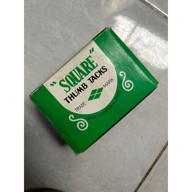 Jual PAKU PINES PINUS PAYUNG KECIL THUMB TACKS SQUARE isi 50pcs ...