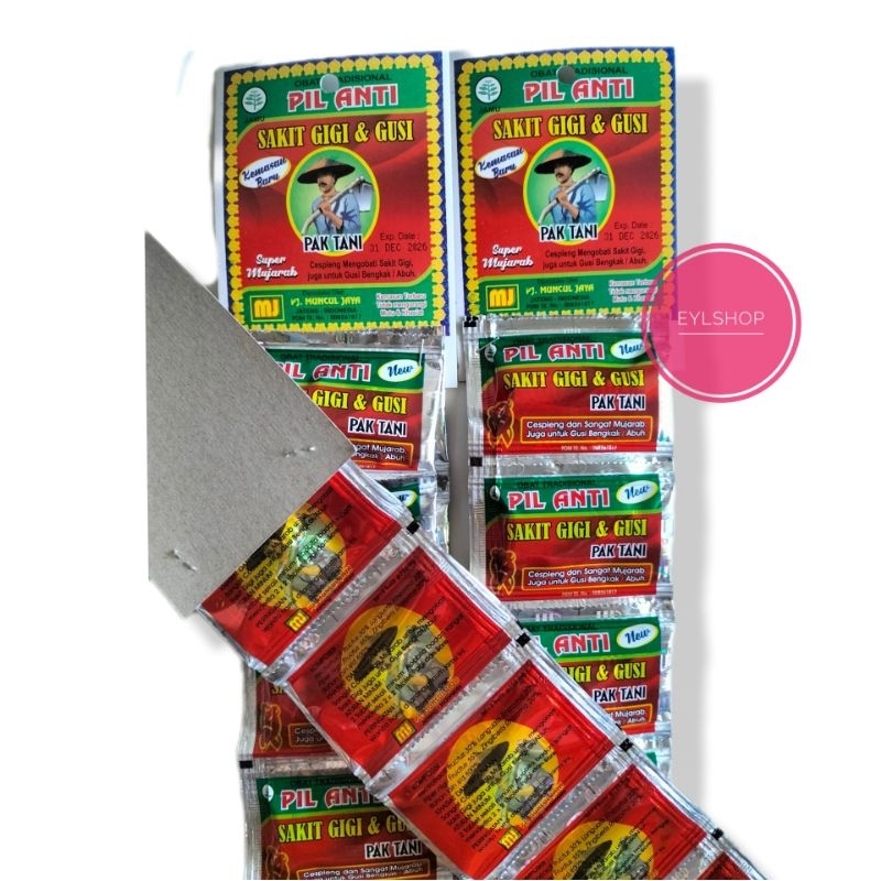 Jual herbal obat sakit gigi cap pa tani isi 12 sachet | Shopee Indonesia