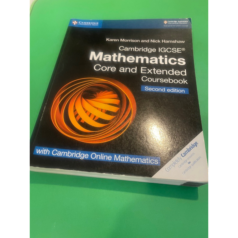 Jual Cambridge Igcse Mathematics Core And Extended Coursebook Second Shopee Indonesia