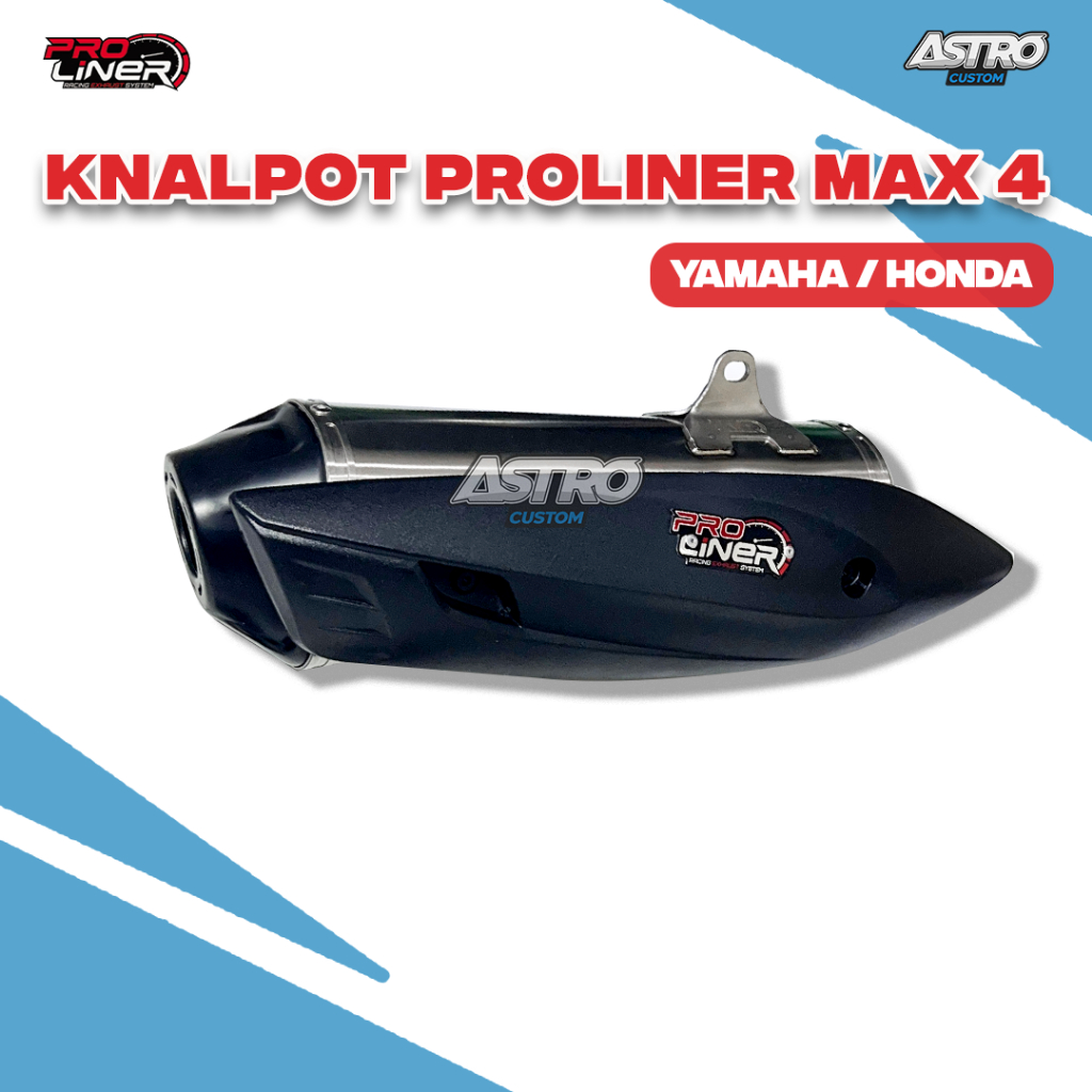 Jual Knalpot Racing Proliner MAX 4 Nmax 155 New Aerox Lexi Fazio Vario ...
