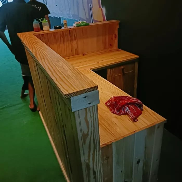 Jual meja warkop Ukuran 150 panjang warna natural | Shopee Indonesia