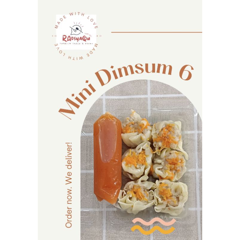Jual Dimsum Mini 6pcs, Kemasan Mika, Disajikan dlm kondisi matang ...