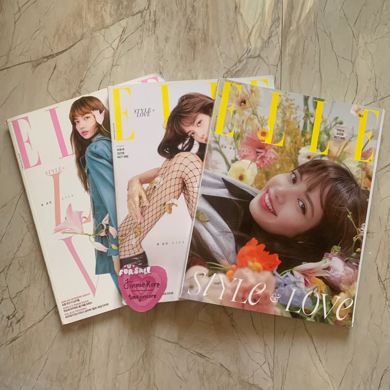Jual BLACKPINK LISA ELLE MAGAZINE COVER 2020 FEBRUARY ISSUE FT. NCT ...