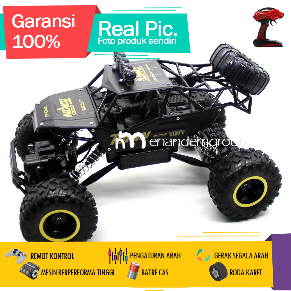 Jual Mainan Mobil Remot Kontrol RC Offroad Climbing Tokin 4WD Jumbo 1/12 | Shopee Indonesia