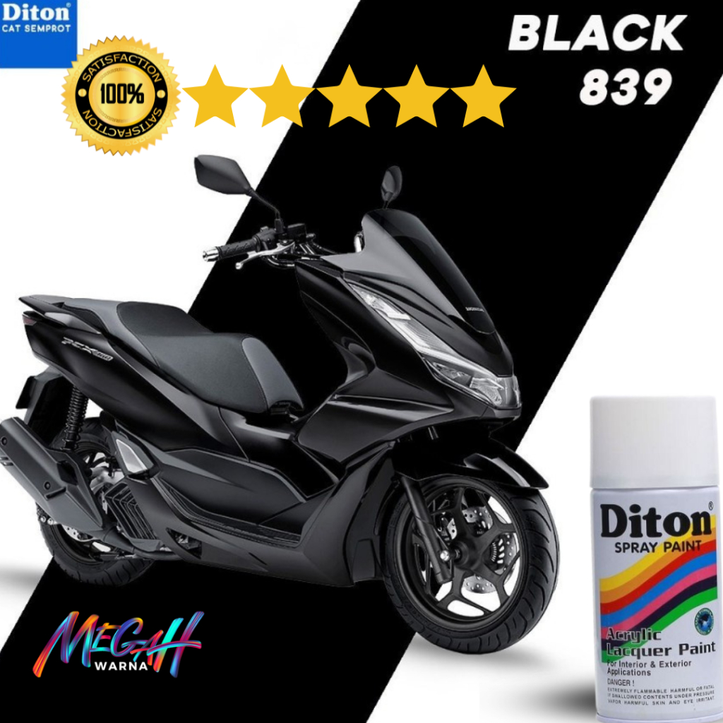 Jual Cat semprot pylox / pilok Diton Hitam Metalik + Epoxy Primer ...