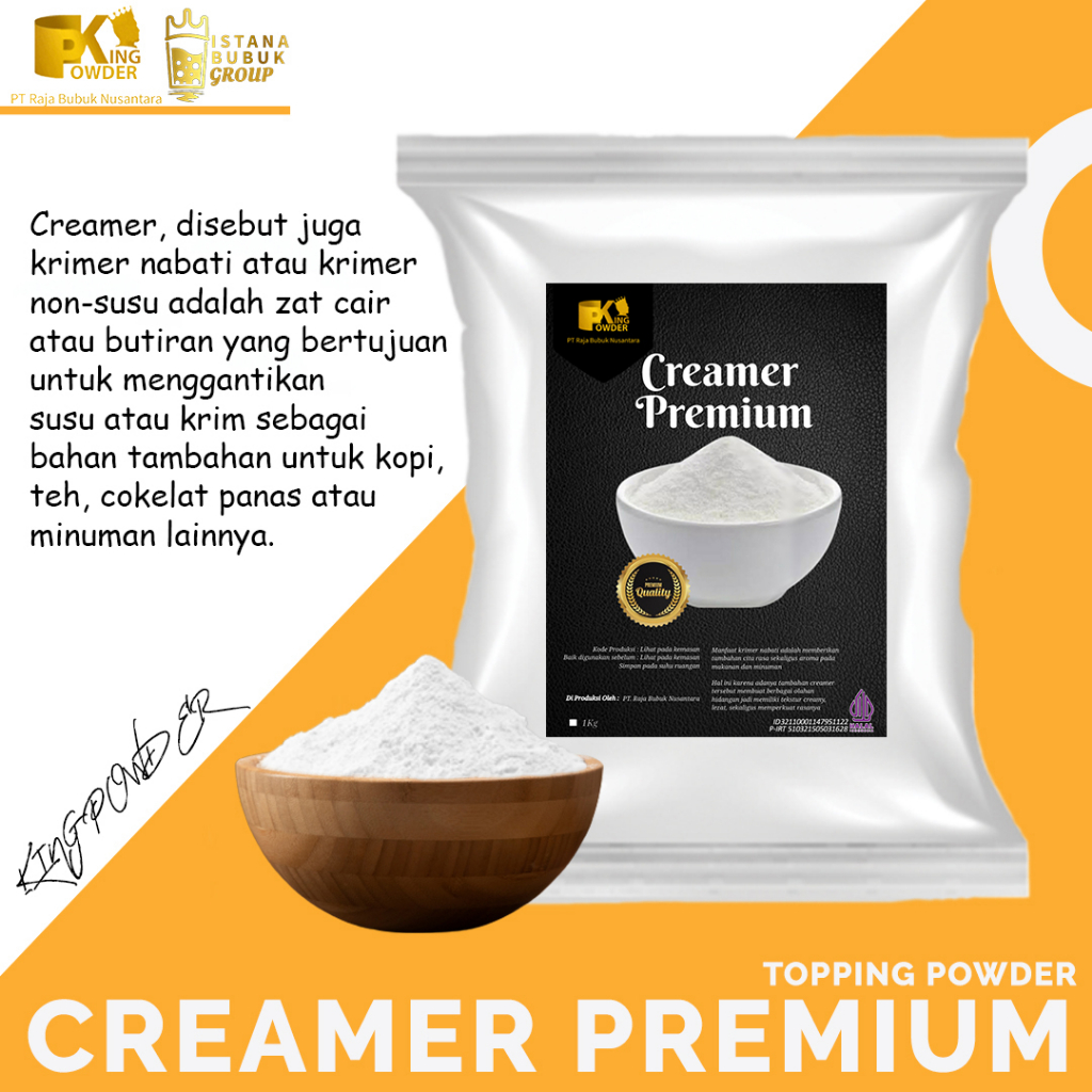 Jual Creamer bubuk premium 1 kg krimer bubuk minuman NDC creamer ...