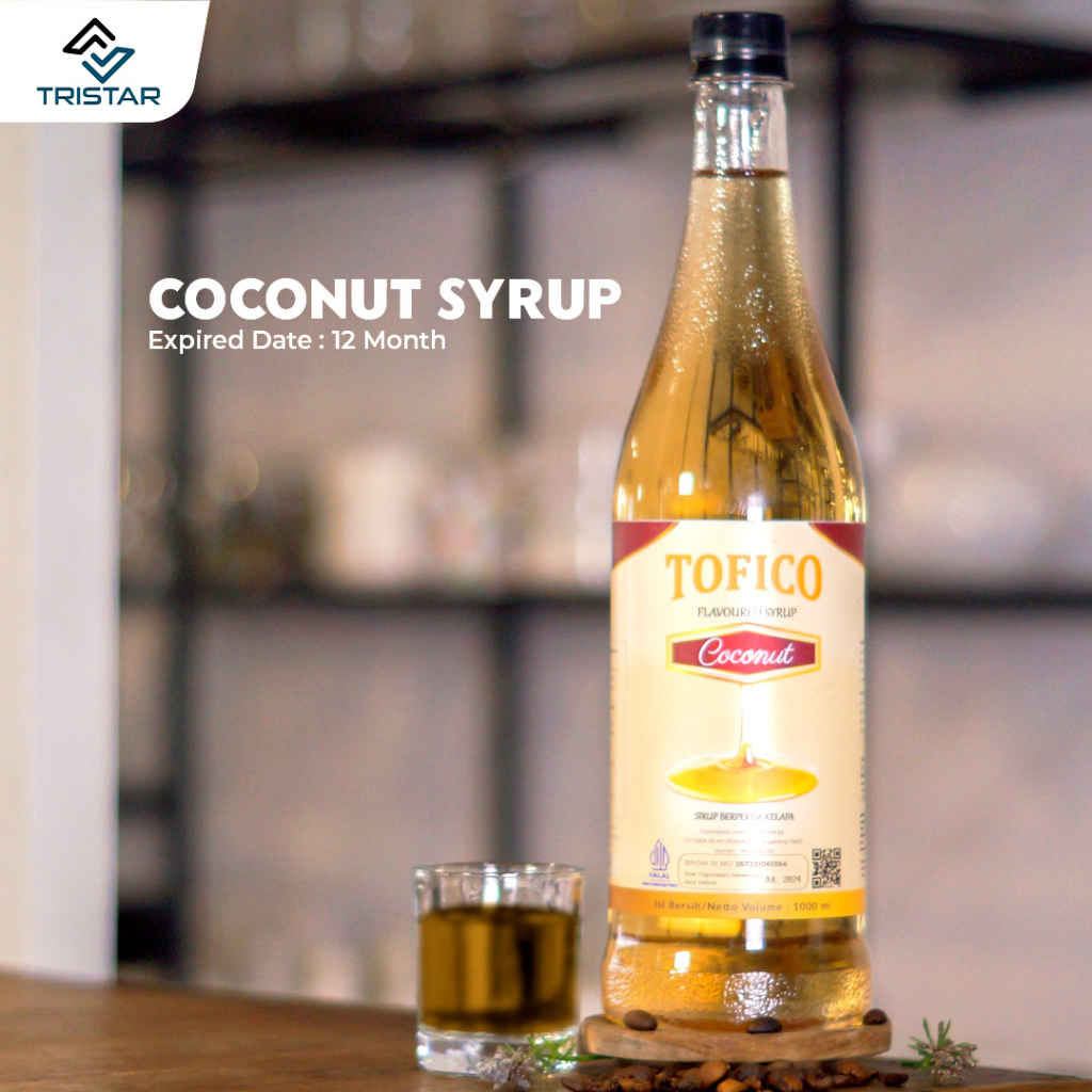 Jual Tofico Coconut Syrup - Sirup Premium Rasa Kelapa 1000 ml | Shopee ...