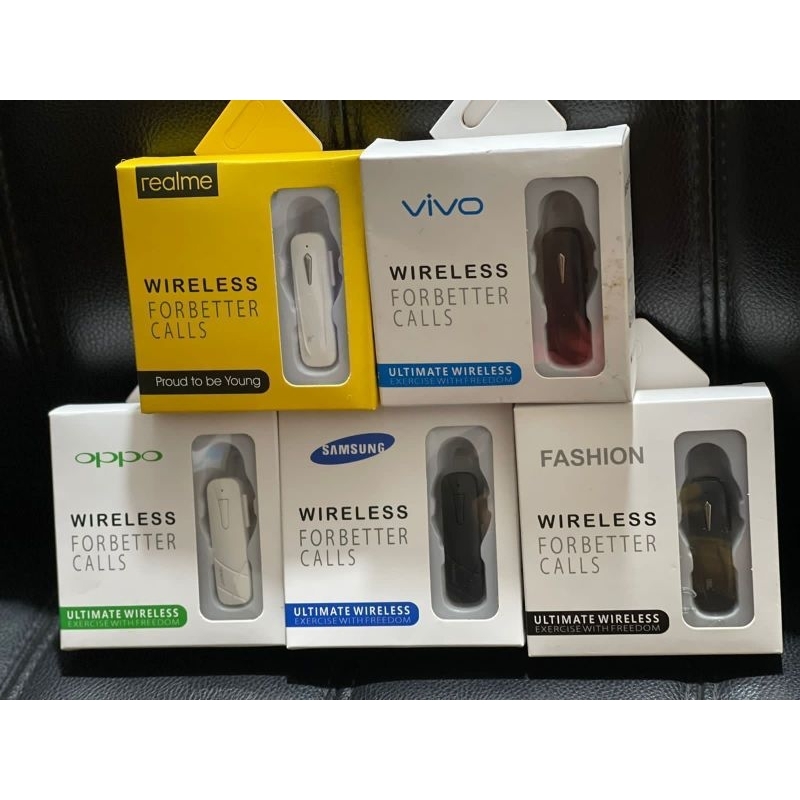 Jual HEADSET BLUETOOTH SINGLE EARPHONE HP BT MERK ALL TIPE WIRELESS ...