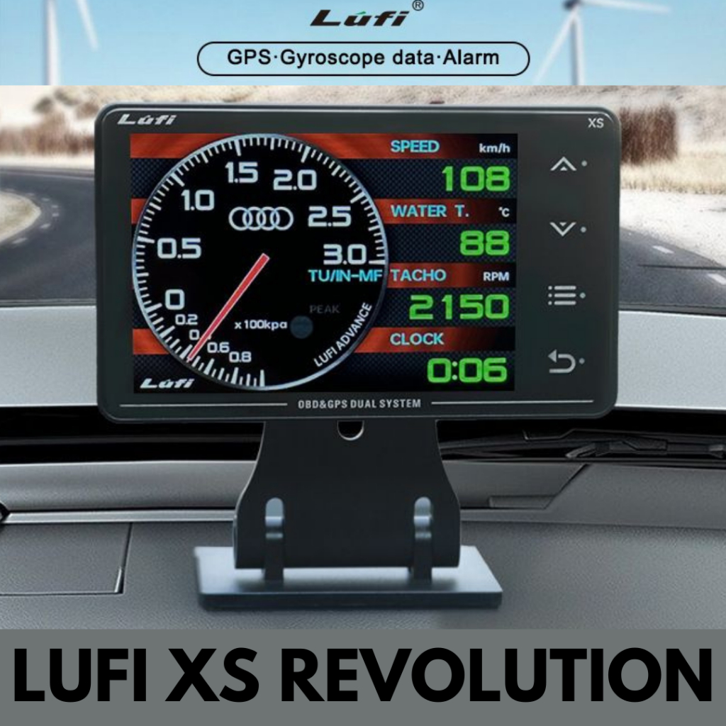 Jual LUFI XS REVOLUTION OBD2 + GPS METER ORIGINAL - INDIKATOR MOBIL OBD ...