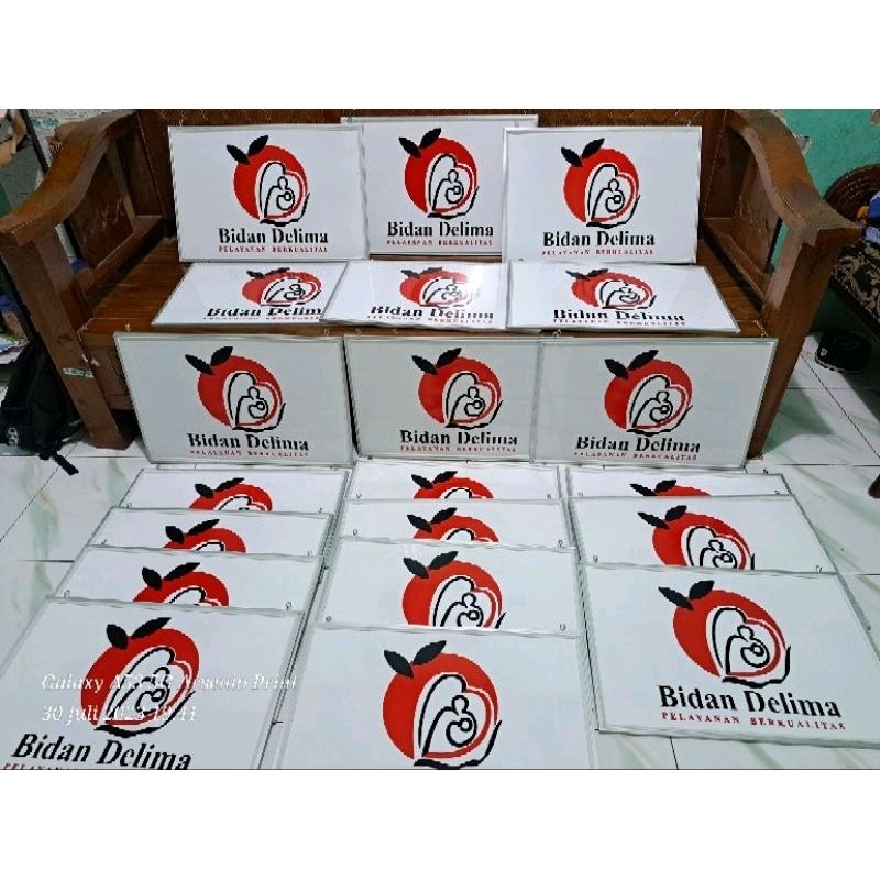 Jual papan Plang akrilik Bidan Delima | Shopee Indonesia