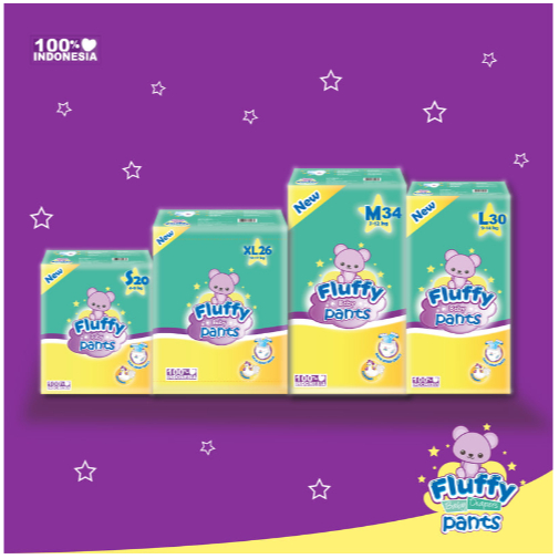 Jual FLUFFY DIAPERS ALL SIZE | Shopee Indonesia