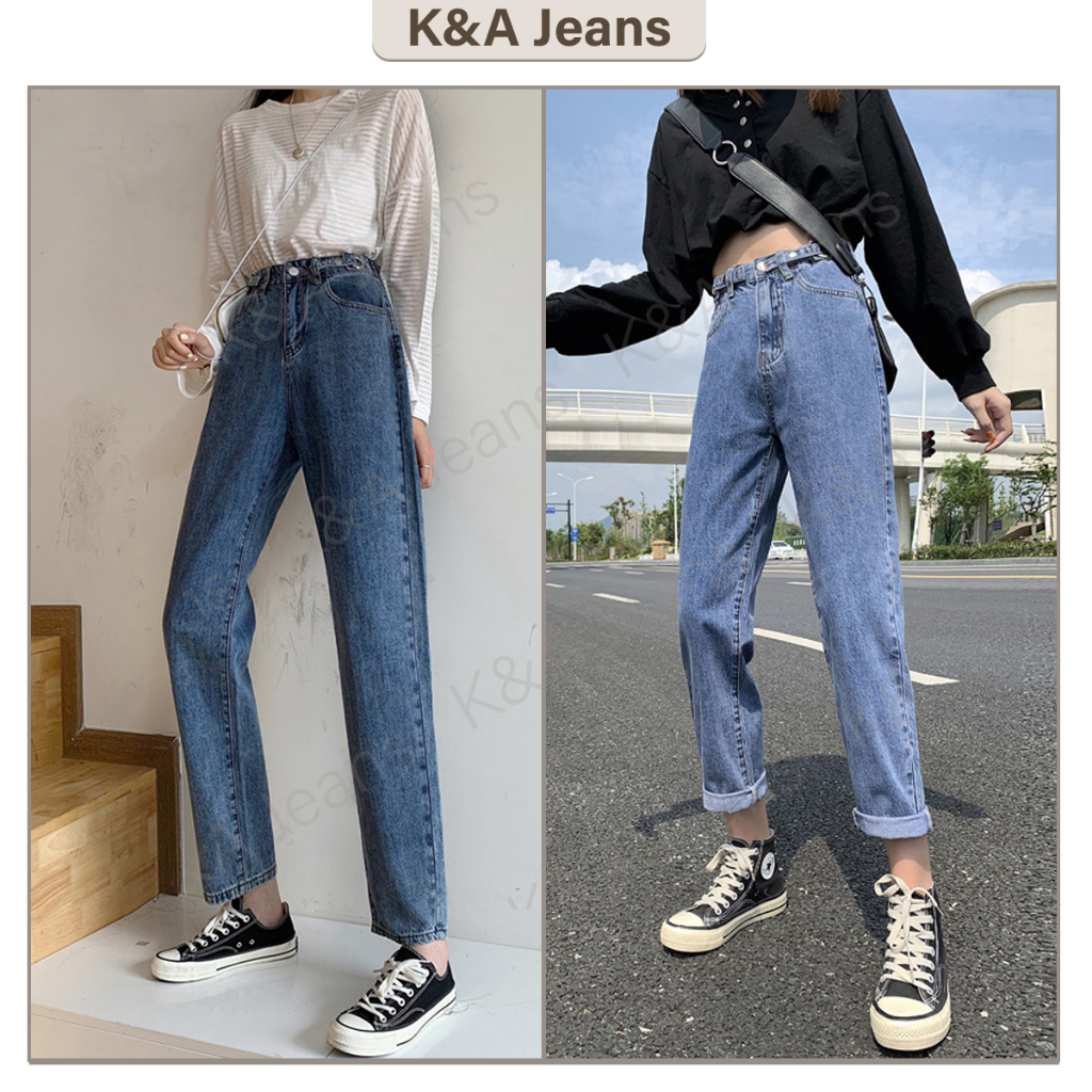 Jual [K&A]COD S-XXL Meruncing Jeans Wanita HighWaist Jeans Celana ...