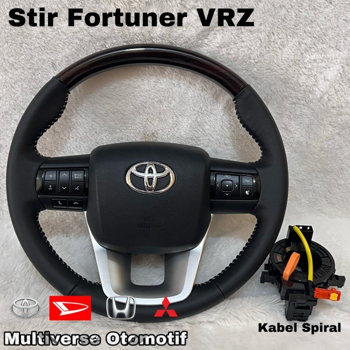 Jual Stir Fortuner VRZ Wood Original Stir untuk Upgrade Mobil Toyota ...