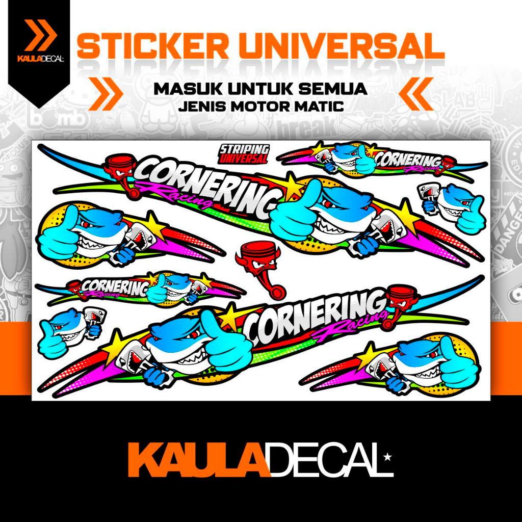 Jual STIKER STRIPING MOTOR ALL MATIC MOTIF 32 / UNIVERSAL MATIC ...