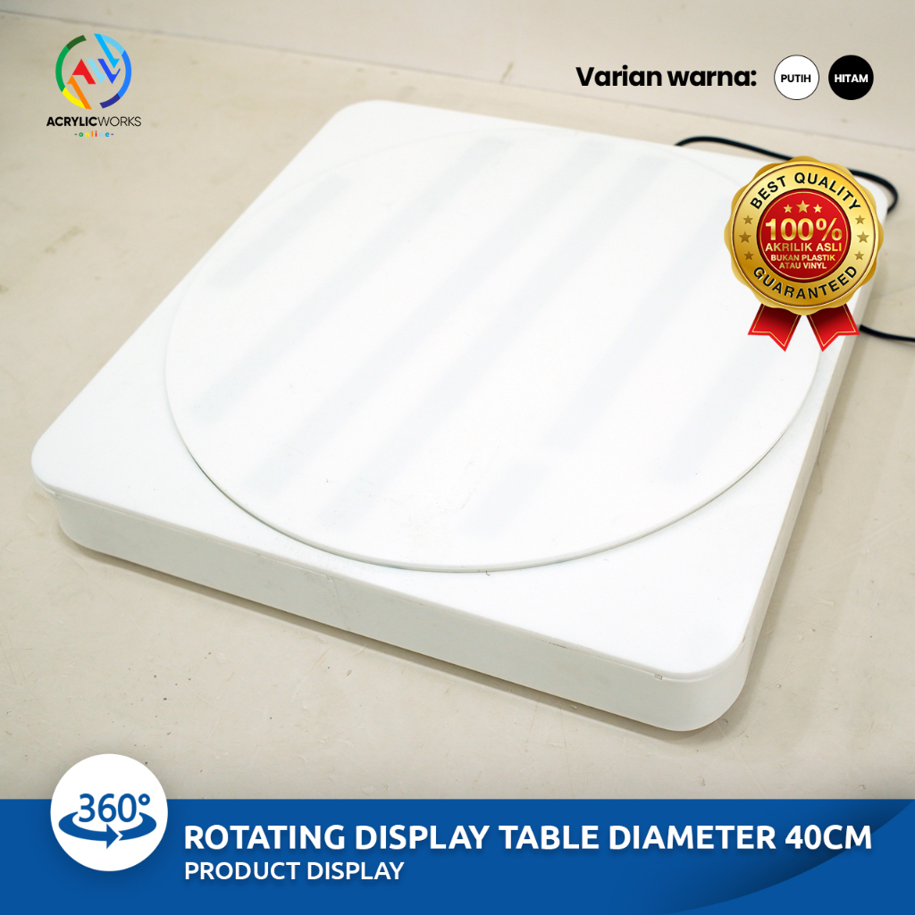 Jual Rotating Display / Rotary Display / Meja Putar Large 40x40 cm ...