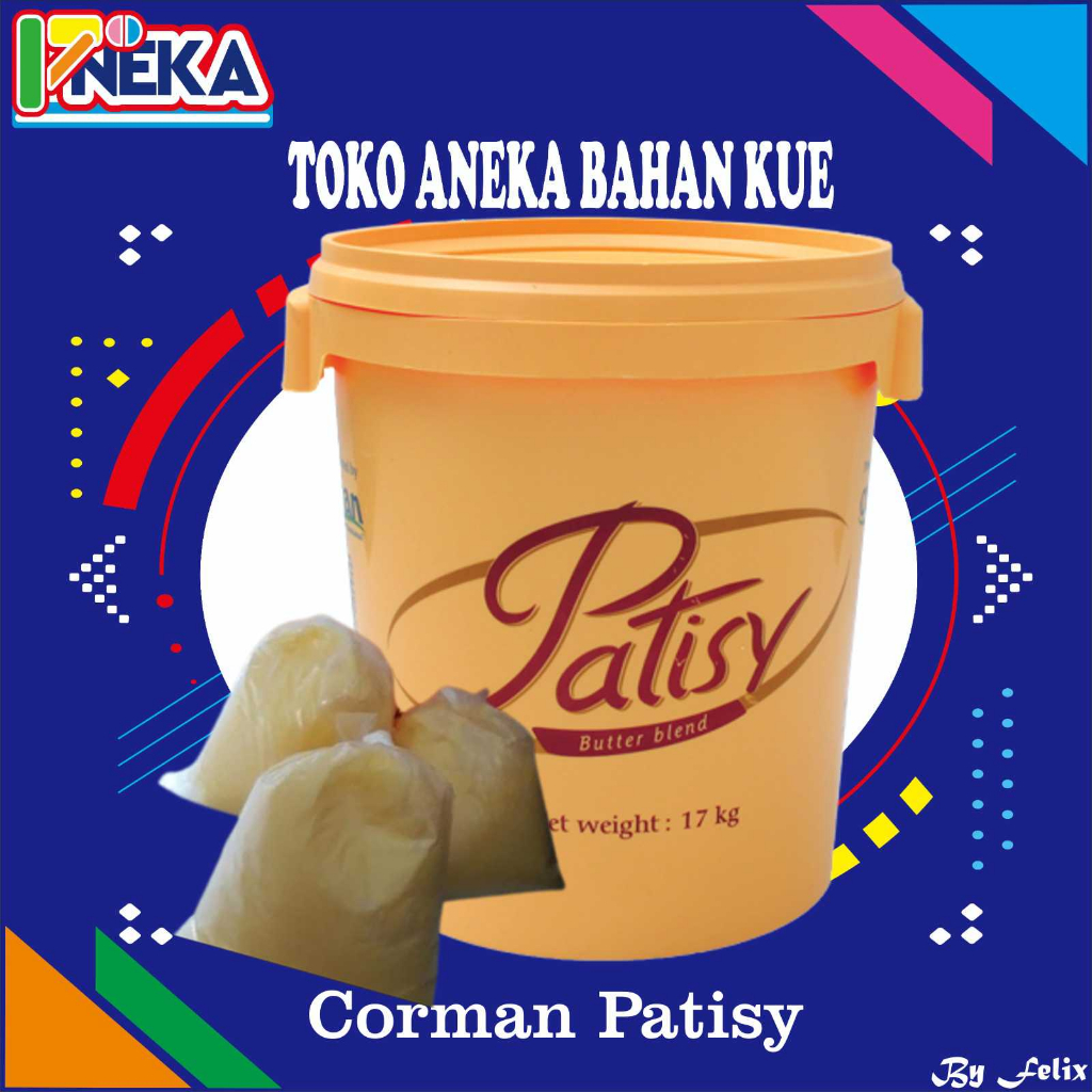 Jual Butter Corman Patisy 1kg (repack) | Shopee Indonesia